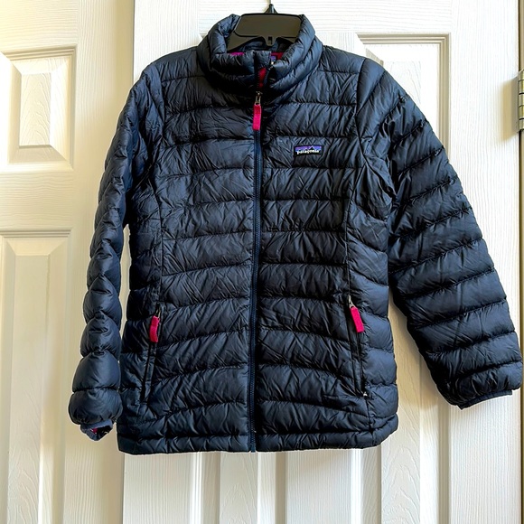 Patagonia | Jackets & Coats | Patagonia Blue Pink Zipper Kiss Extra ...